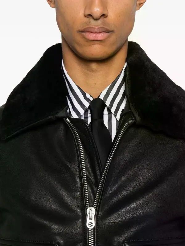 FURSAC Leather Jacket - Black