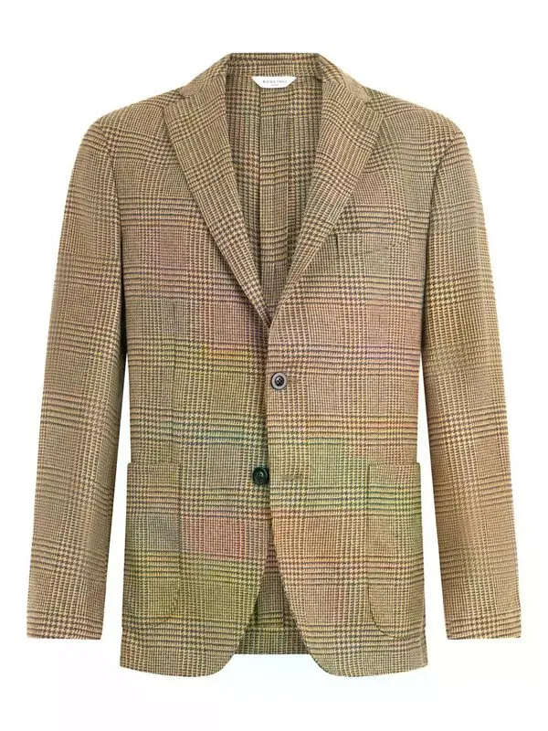 Boglioli Check-pattern Two-button Blazer