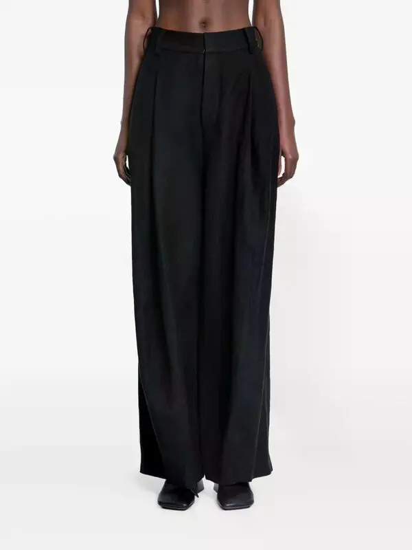 UMA WANG Paw Pleated Trousers