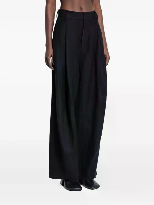 UMA WANG Paw Pleated Trousers