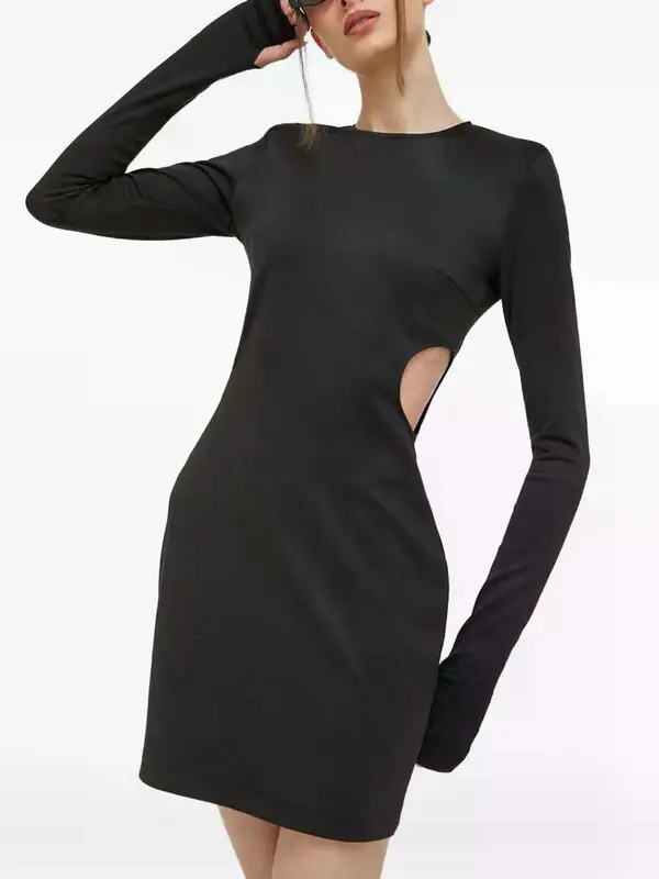 Hugo Long-sleeve Cut-out Mini Dress
