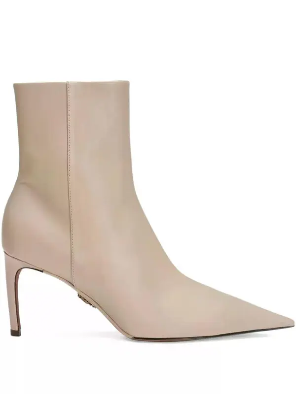 Dolce & Gabbana 75mm Pointed-toe Ankle Boots - Neutrals