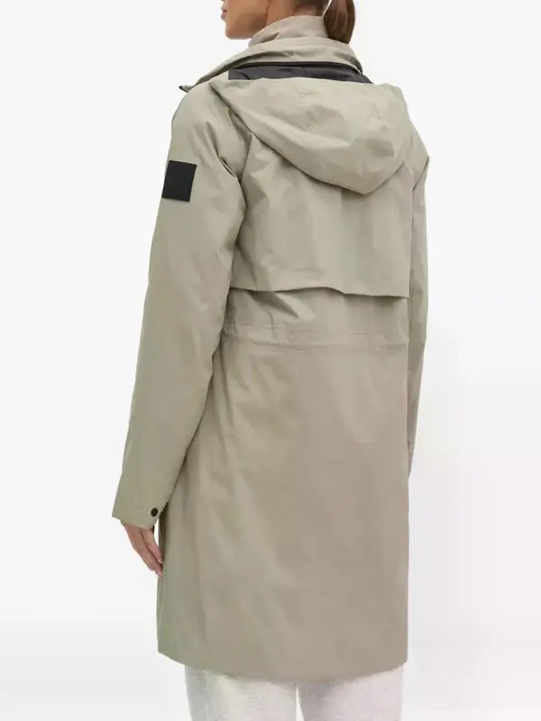 JACK WOLFSKIN Wellsee Hooded Trench Coat