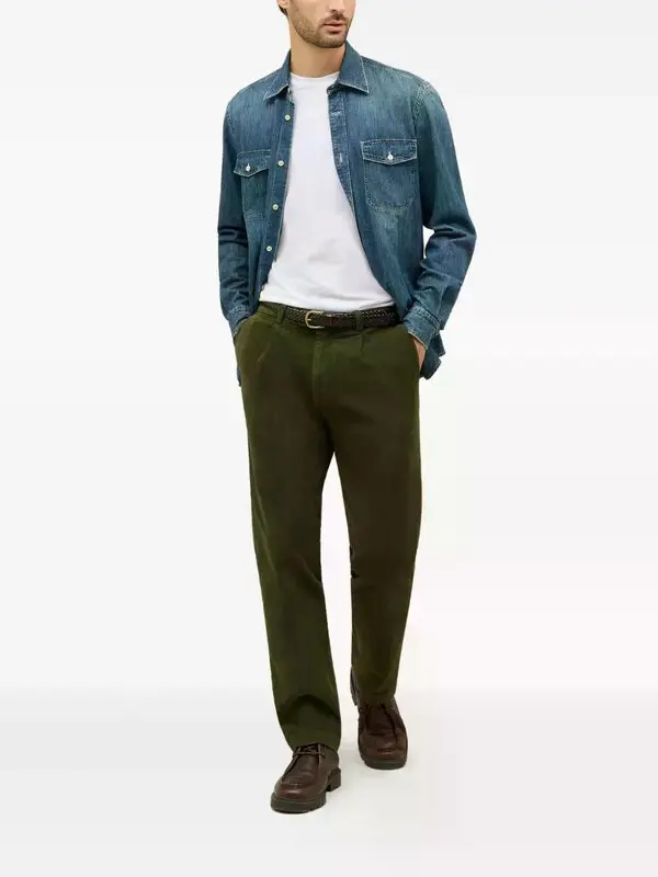 Boglioli Pleated Corduroy Trousers