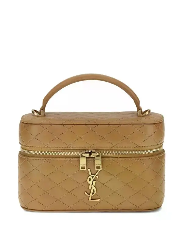 Saint Laurent Gaby Quilted-leather Vanity Bag