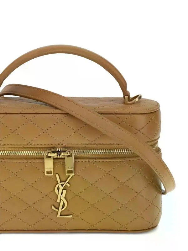 Saint Laurent Gaby Quilted-leather Vanity Bag