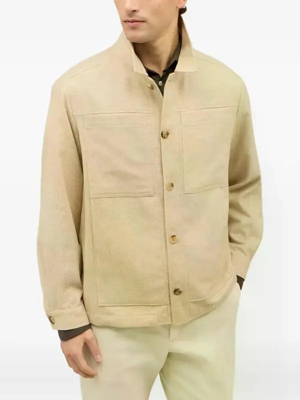 Boglioli Patch-pocket Jacket - Neutrals