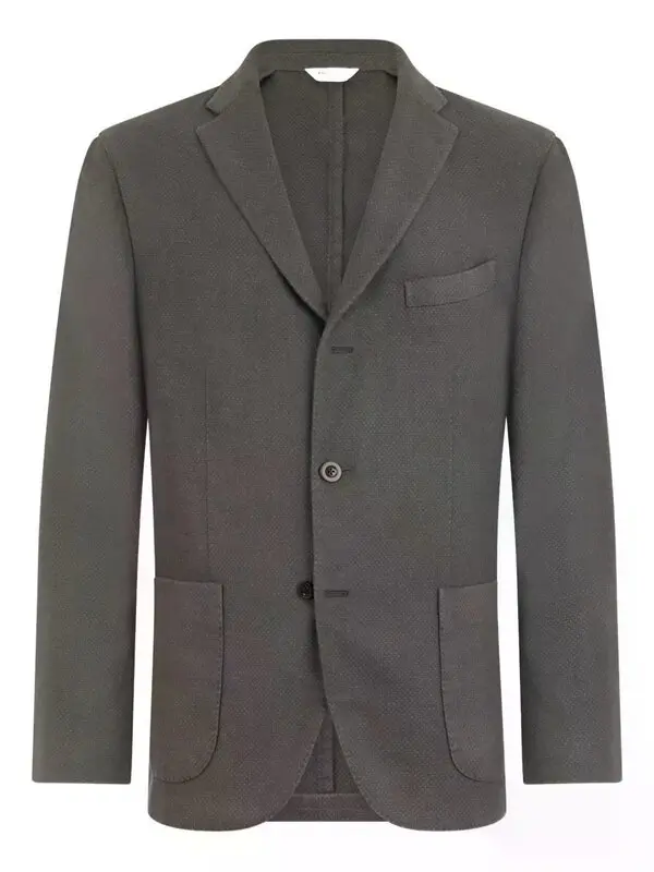 Boglioli Textured Three-button Blazer