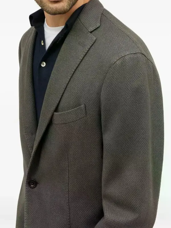 Boglioli Textured Three-button Blazer