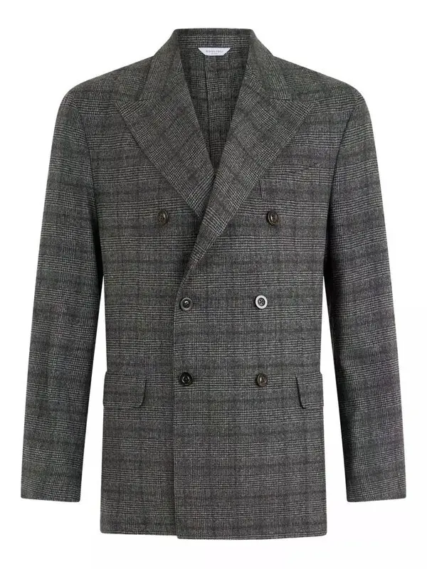 Boglioli Double-breasted Check-pattern Blazer
