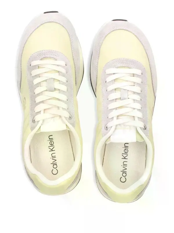 Calvin Klein Retro Runner Sneakers - Yellow