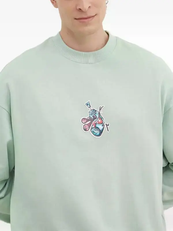 Hugo Appliqué Crew Neck Sweatshirt