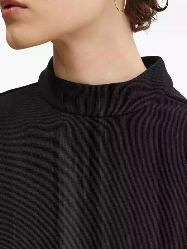 Hugo Ribbed High-neck Top