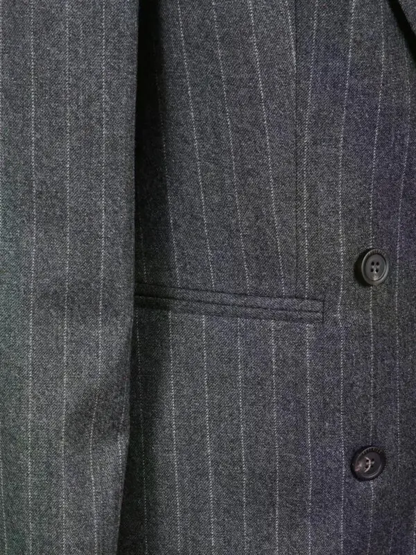 Peserico Pinstripe Double-breasted Jacket