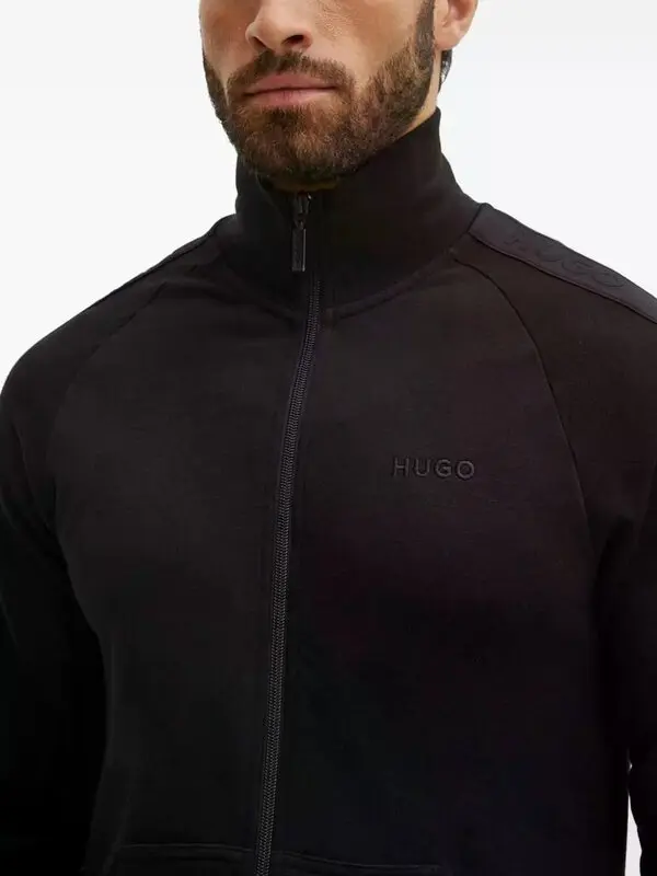 Hugo Logo Zip Sweater