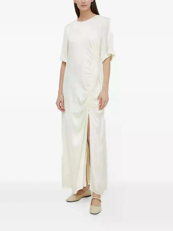 HERSKIND Ruched-slit Maxi Dress