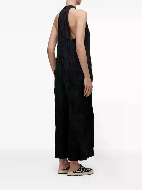 OSKLEN Halter-neck Wrinkled Jumpsuit