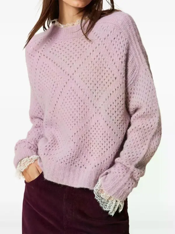 TWINSET Diamond Pattern Sweater
