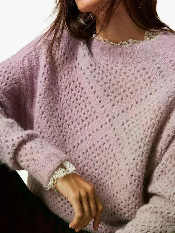 TWINSET Diamond Pattern Sweater