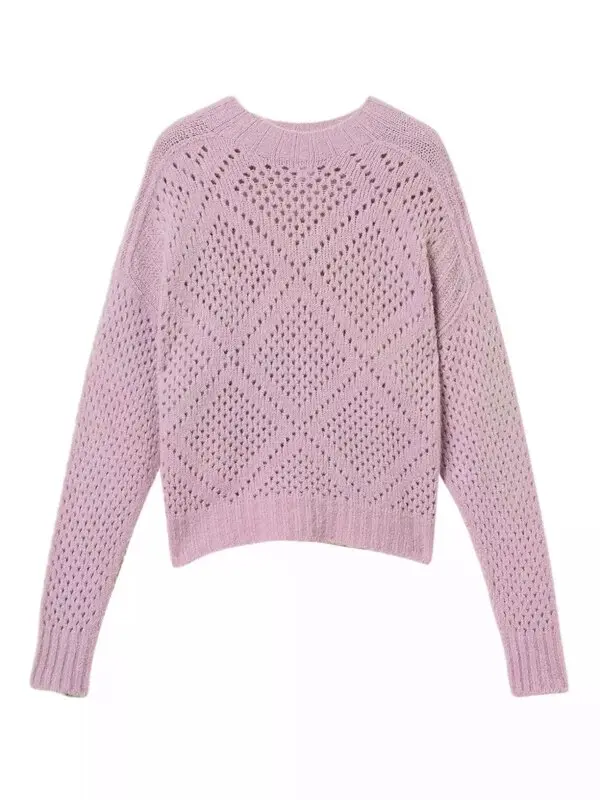 TWINSET Diamond Pattern Sweater