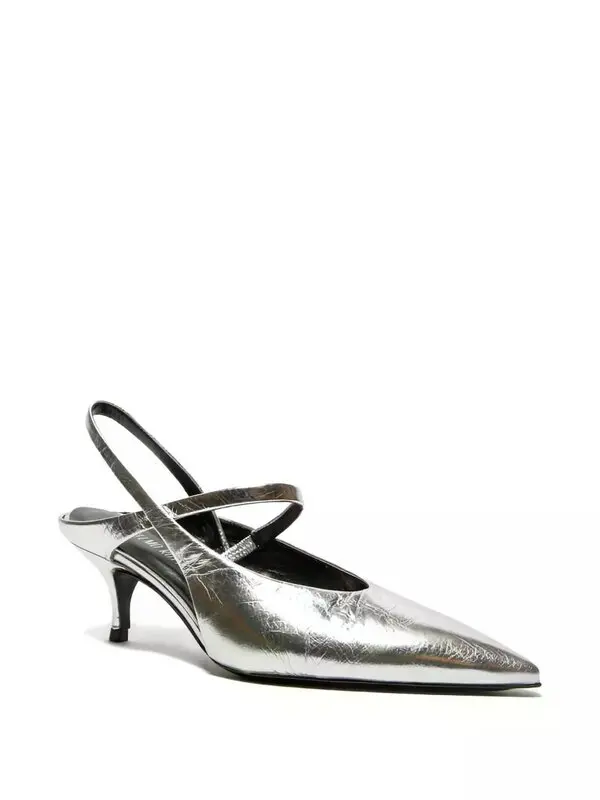 GUGLIELMO ROTTA 55mm Arven Scratch Slingback Pumps