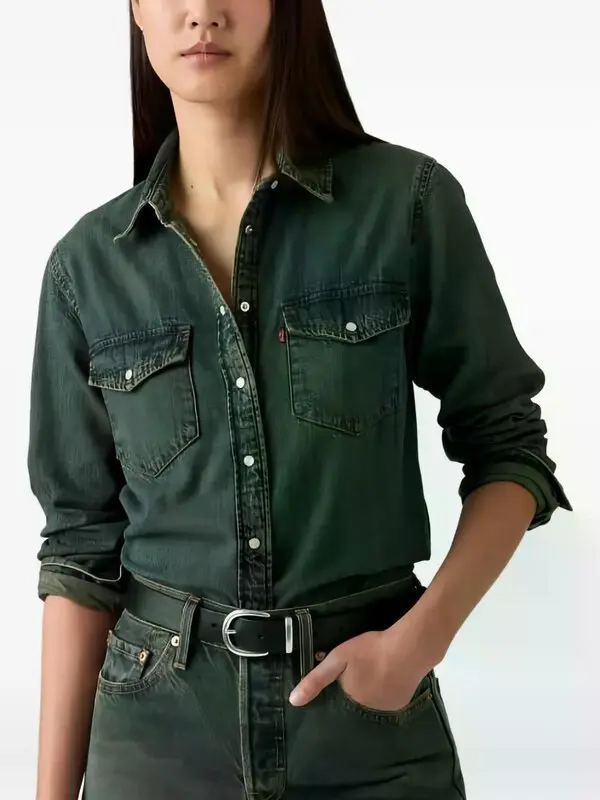 LEVI'S Buttoned Pocket Shirt - Green