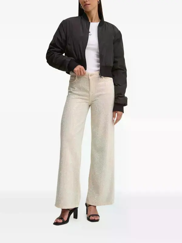Guess Rhinestone-embellished Jeans - Neutrals