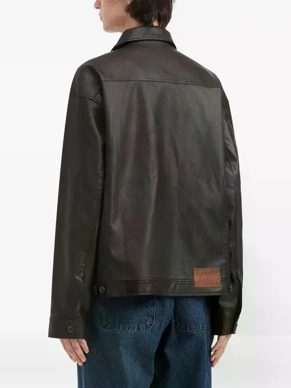 AFTERMATHS Artificial Leather Jacket