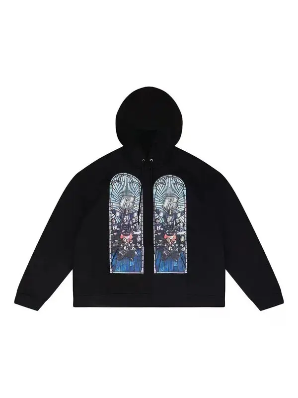 WHO DECIDES WAR X Ruff Ryders Graphic-print Hoodie