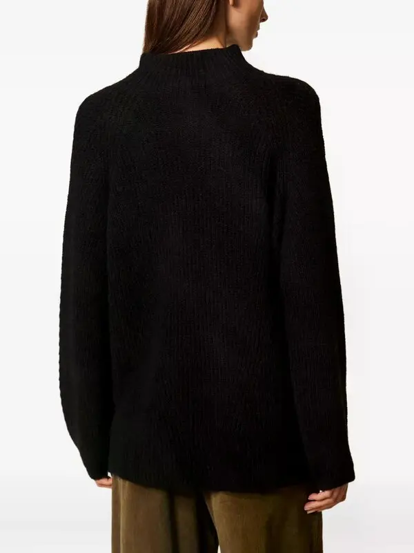 TWINSET Turtleneck Ribbed Sweater