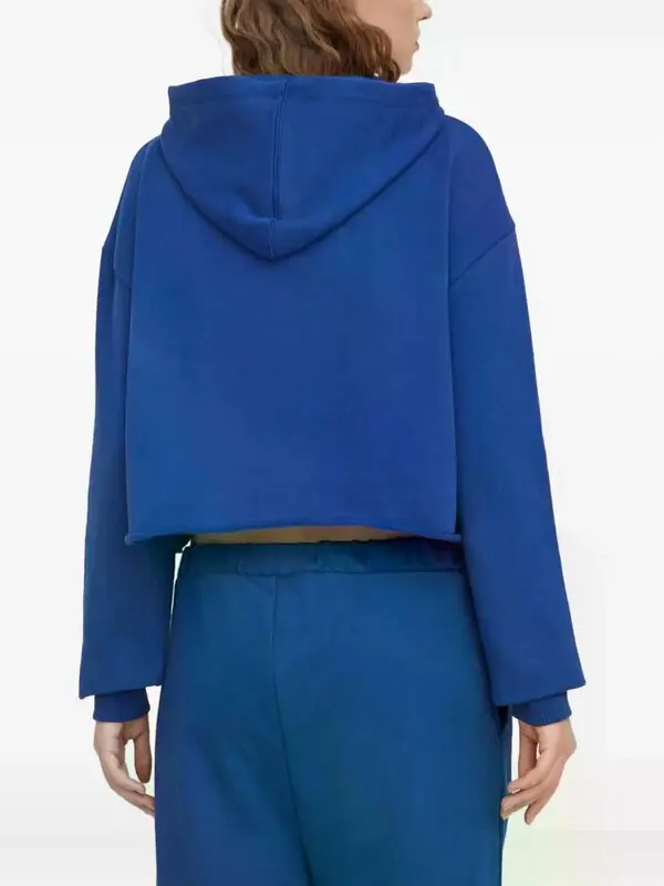 Hugo Hooded Raw-hem Pullover