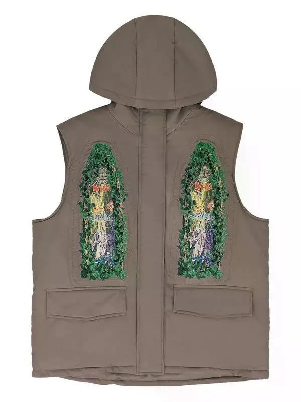 WHO DECIDES WAR BY EV BRAVADO Graphic-print Gilet