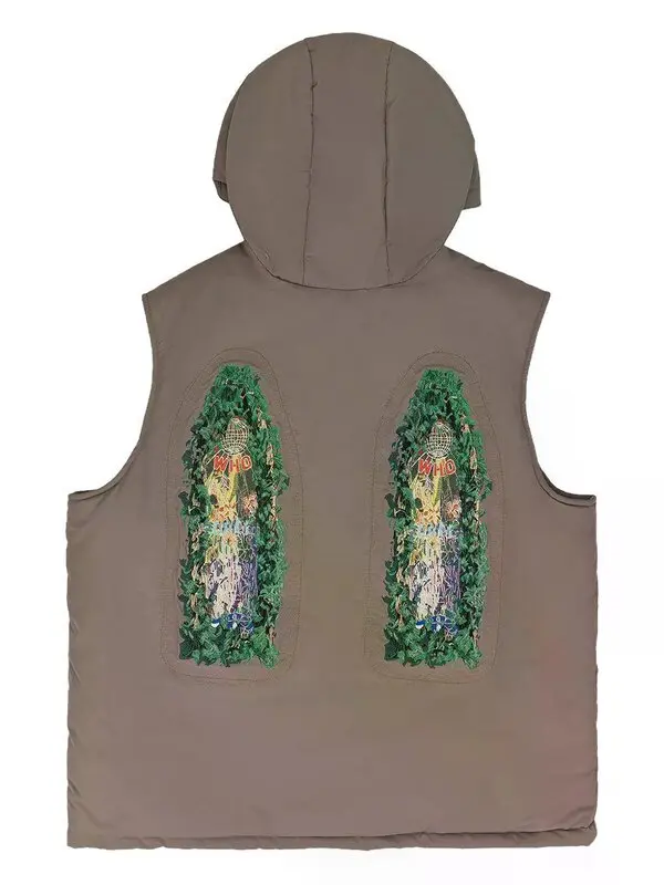 WHO DECIDES WAR BY EV BRAVADO Graphic-print Gilet