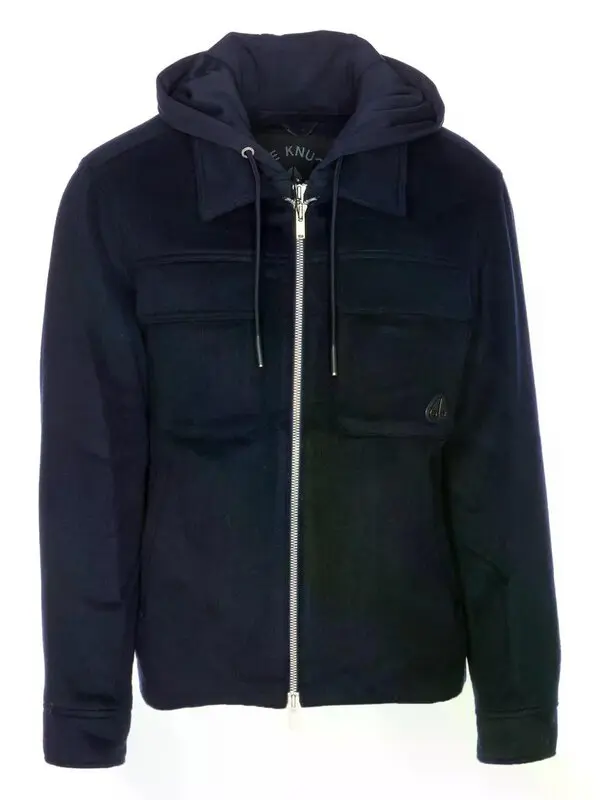 Moose Knuckles Snowdon Double-zip Hooded Jacket - Blue