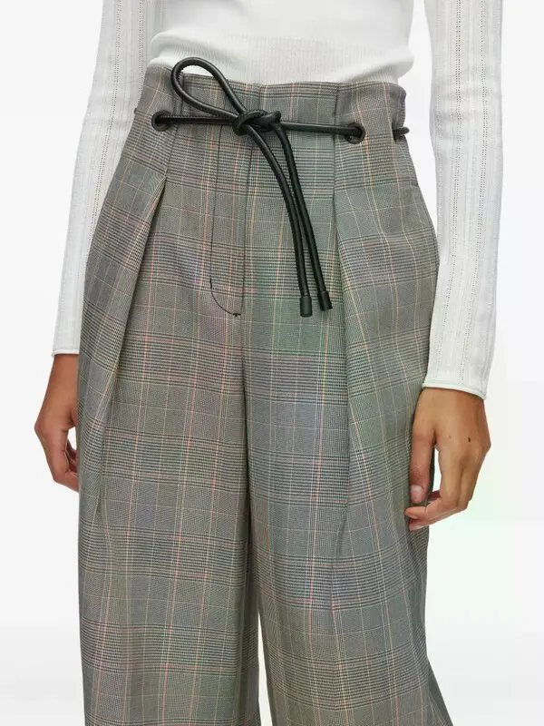 3.1 Phillip Lim Plaid Drawstring Trousers