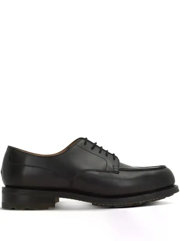 J.M. WESTON Leather Lace-up Derby Shoes - Black