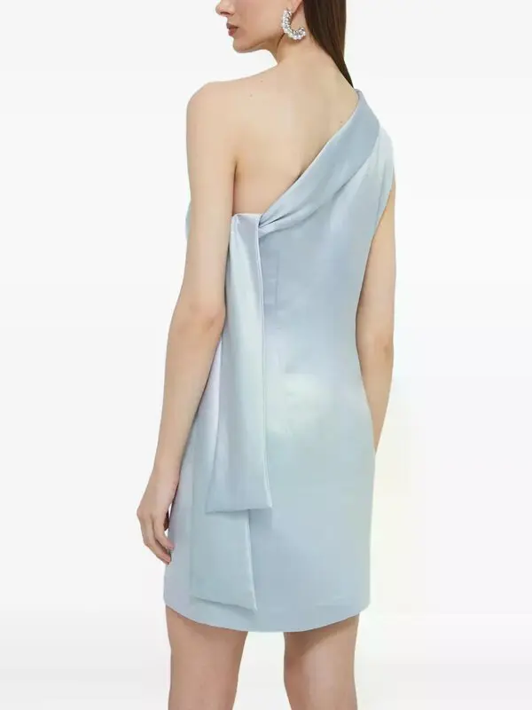 Hugo One-shoulder Draped Mini Dress