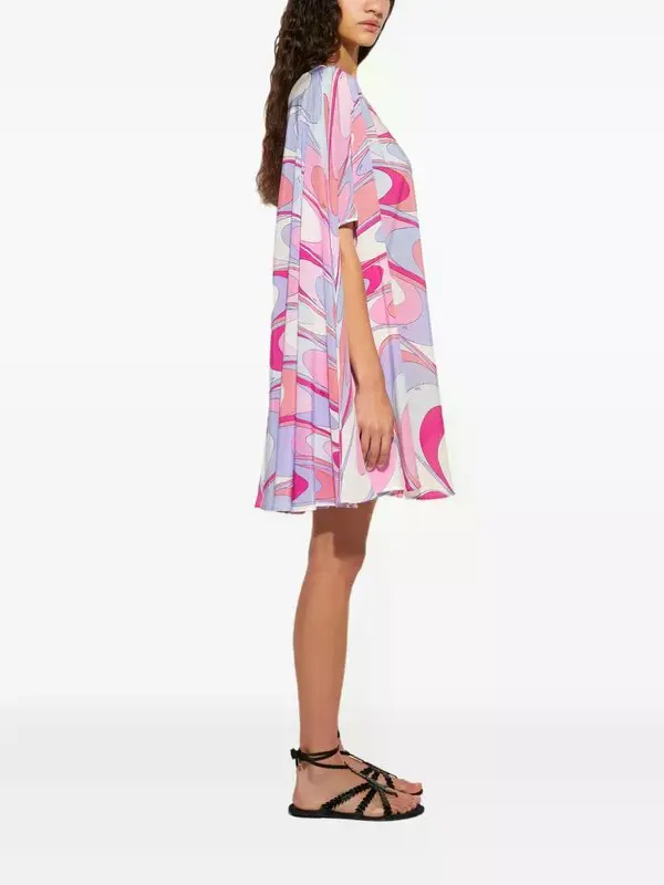 Emilio Pucci Printed Silk Kaftan