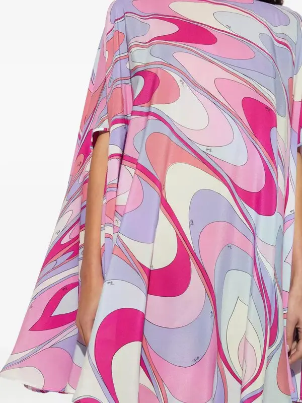 Emilio Pucci Printed Silk Kaftan