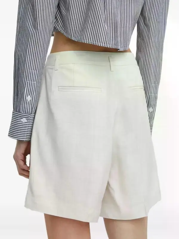HERSKIND Pleated Belt-loops Shorts