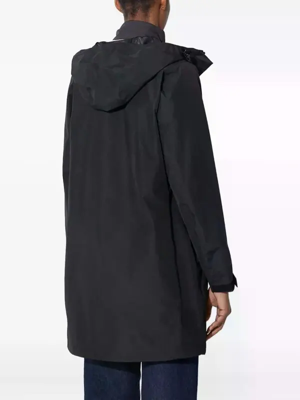 Helly Hansen Voyage Hooded Rain Coat - Black