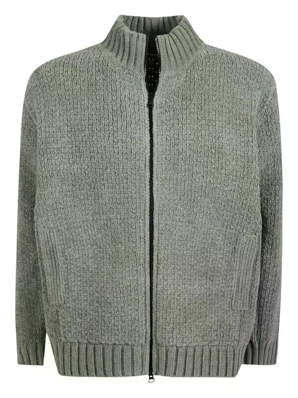 Stone Island Zip-up Knit Cardigan