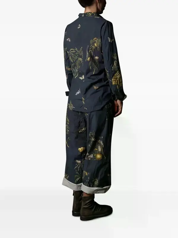 ALEKSANDR MANAMÏS Printed Long-sleeve Shirt