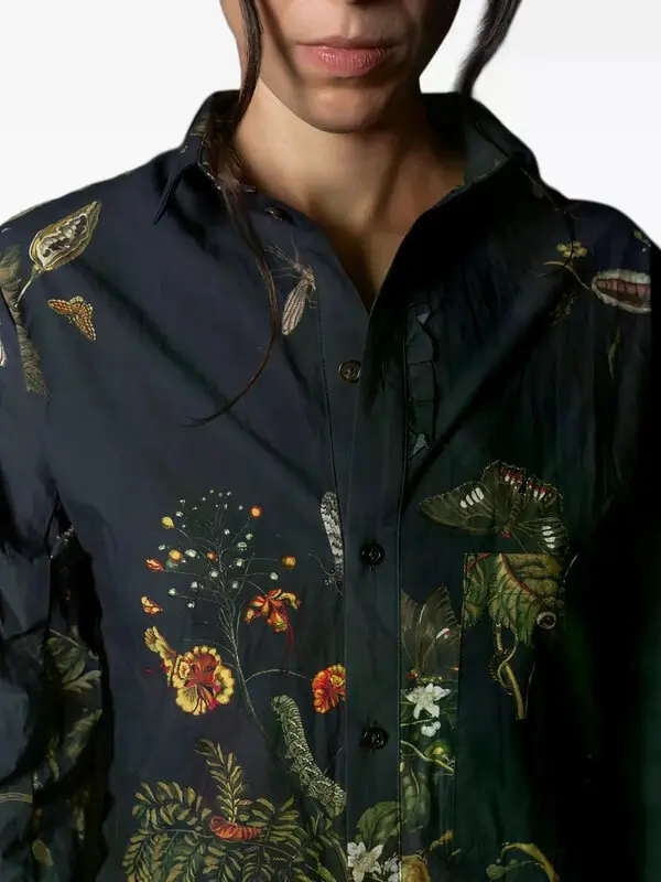 ALEKSANDR MANAMÏS Printed Long-sleeve Shirt