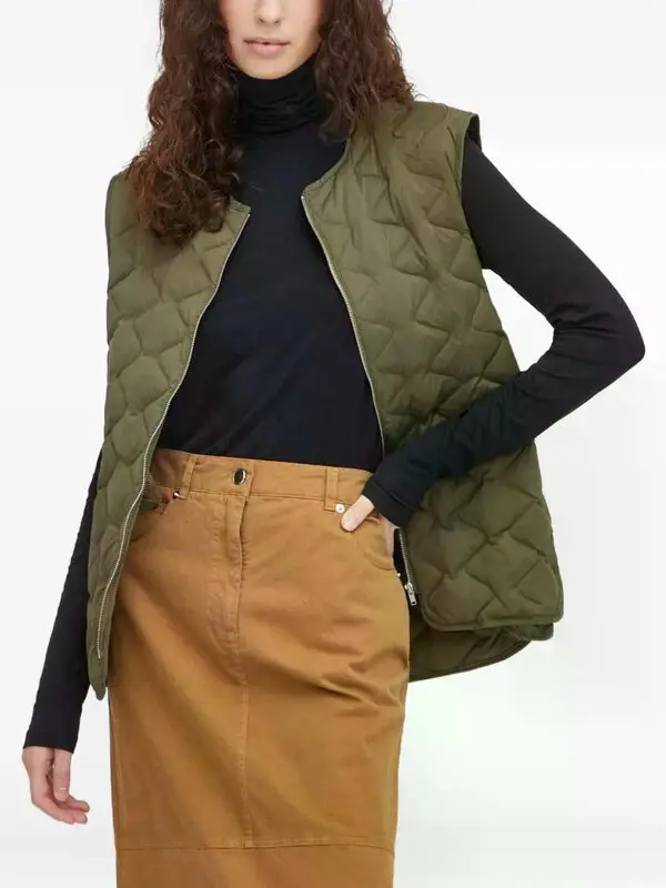 HERSKIND Quilted Zip-front Gilet