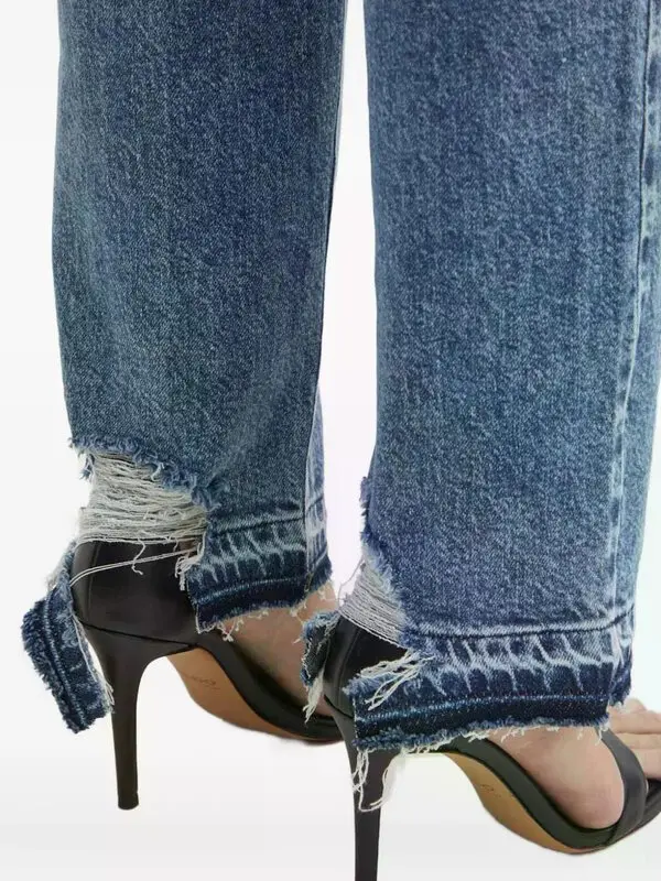 Guess Frayed-effect Denim Jeans