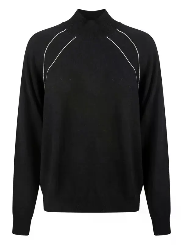 Peserico High-neck Long-sleeve Sweater