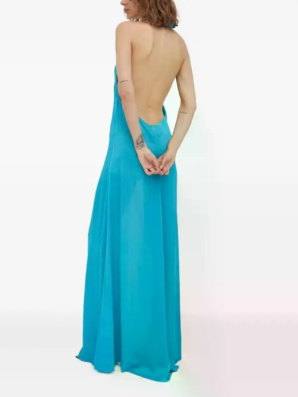 HERSKIND Halter-neck Backless Maxi Dress