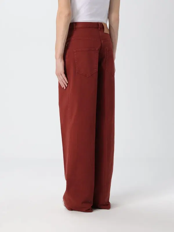 N° 21 Wide Leg Trousers - Brown