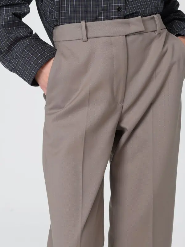 THE FRANKIE SHOP Tailored Wide-leg Trousers - Beige